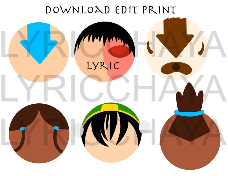 Avatar: Last Airbender Door Decs/ Name Tag - Etsy