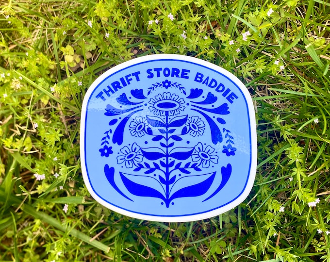 I Brake for Yard Sales Thrift Stores Vinyl Decal, Garbage Picker Car ...