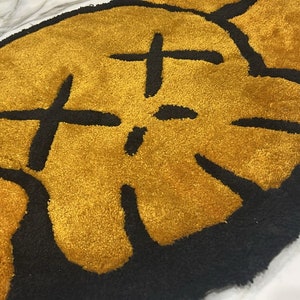 Kaws Rug Custom Tufted Rug Personalized Design Handmade Rug Anime ...
