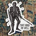 Fight Hard Knight Sticker - Etsy
