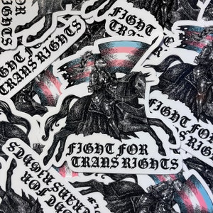 Trans Rights Sticker - Etsy