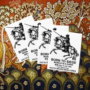 Born to Siege Sticker - Etsy