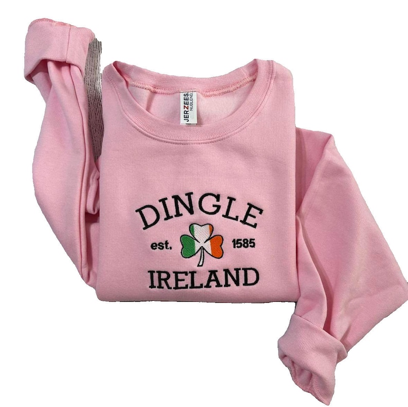 Dingle Ireland Embroidered Sweatshirt: Coastal Town Crewneck - Etsy