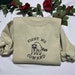 Fight Me Coward Funny Embroidered Sweatshirt Funny Gift for Her/him ...