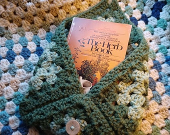Granny Square Crochet Book Cover - Etsy