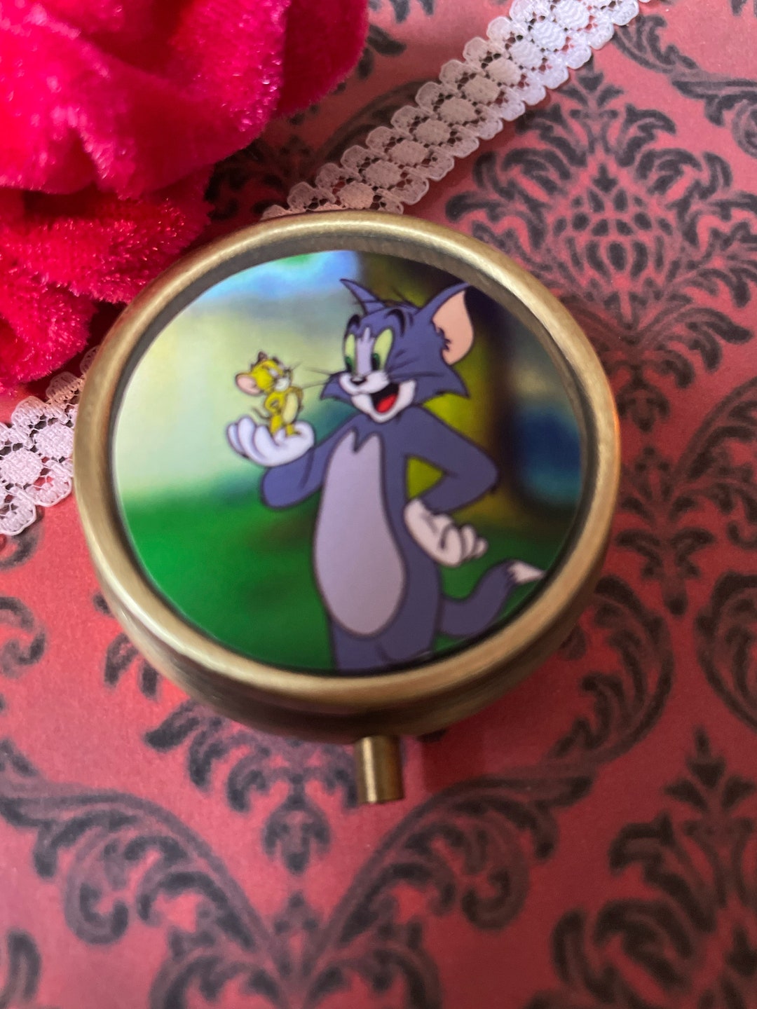 Tom & Jerry Pill Box - Etsy