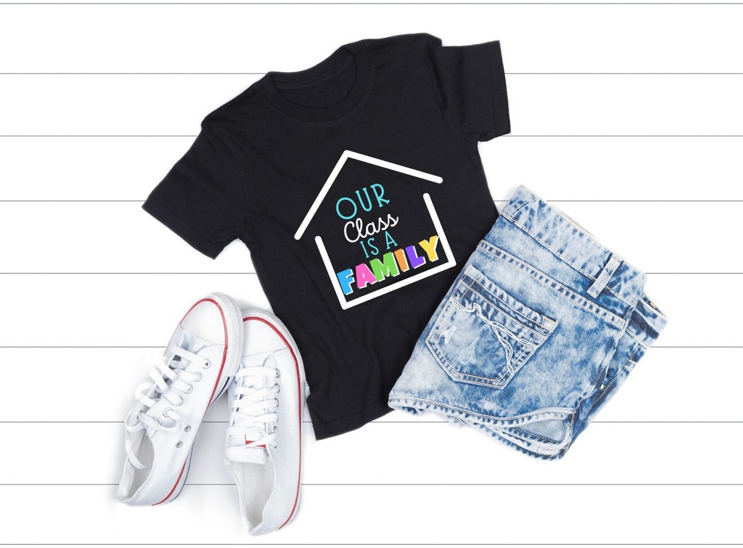 Our Class is a Family Shirt, Back to School, Teacher Gift, Retro Shirt ...