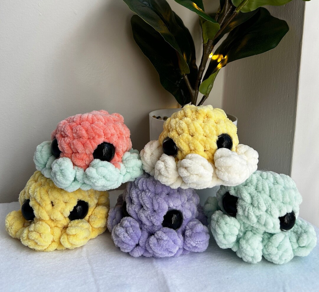 Pocket Octos Crochet Amigurumi Plushie Handemade Crochet Plushie ...