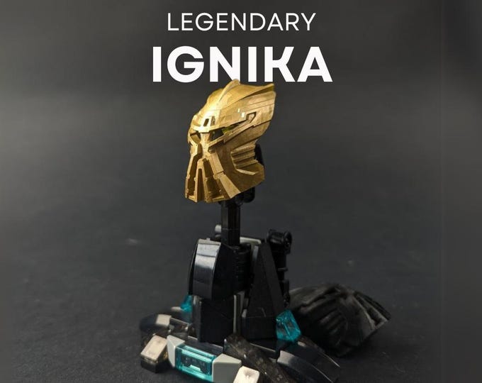 Legendary Mask of Life | Kanohi Ignika - Etsy
