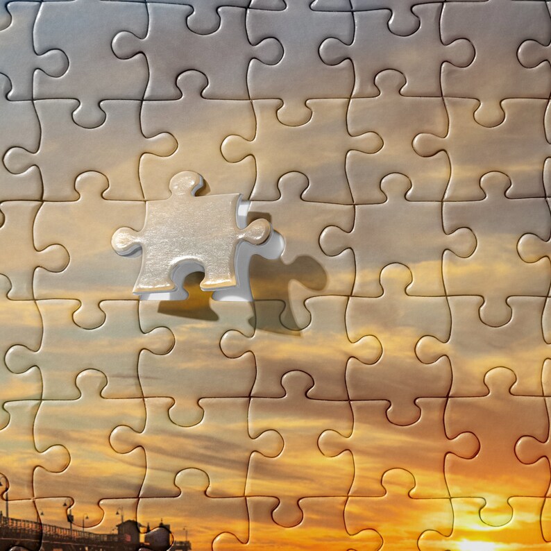 San Clemente Pier Sunset Jigsaw Puzzle - Etsy