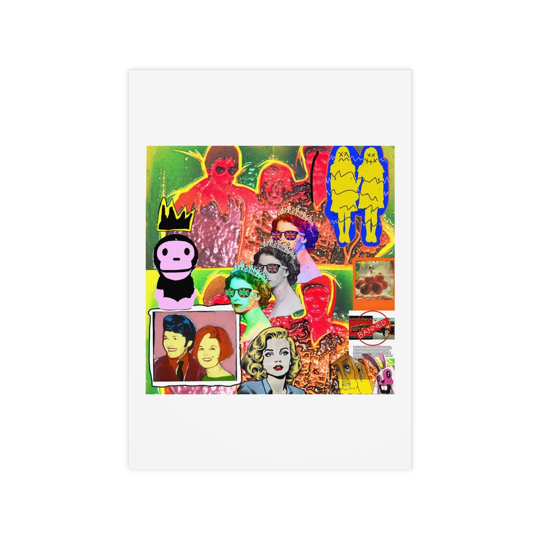BANNED! Portrait and Landscape Poster BY Kiid Indigo - Etsy