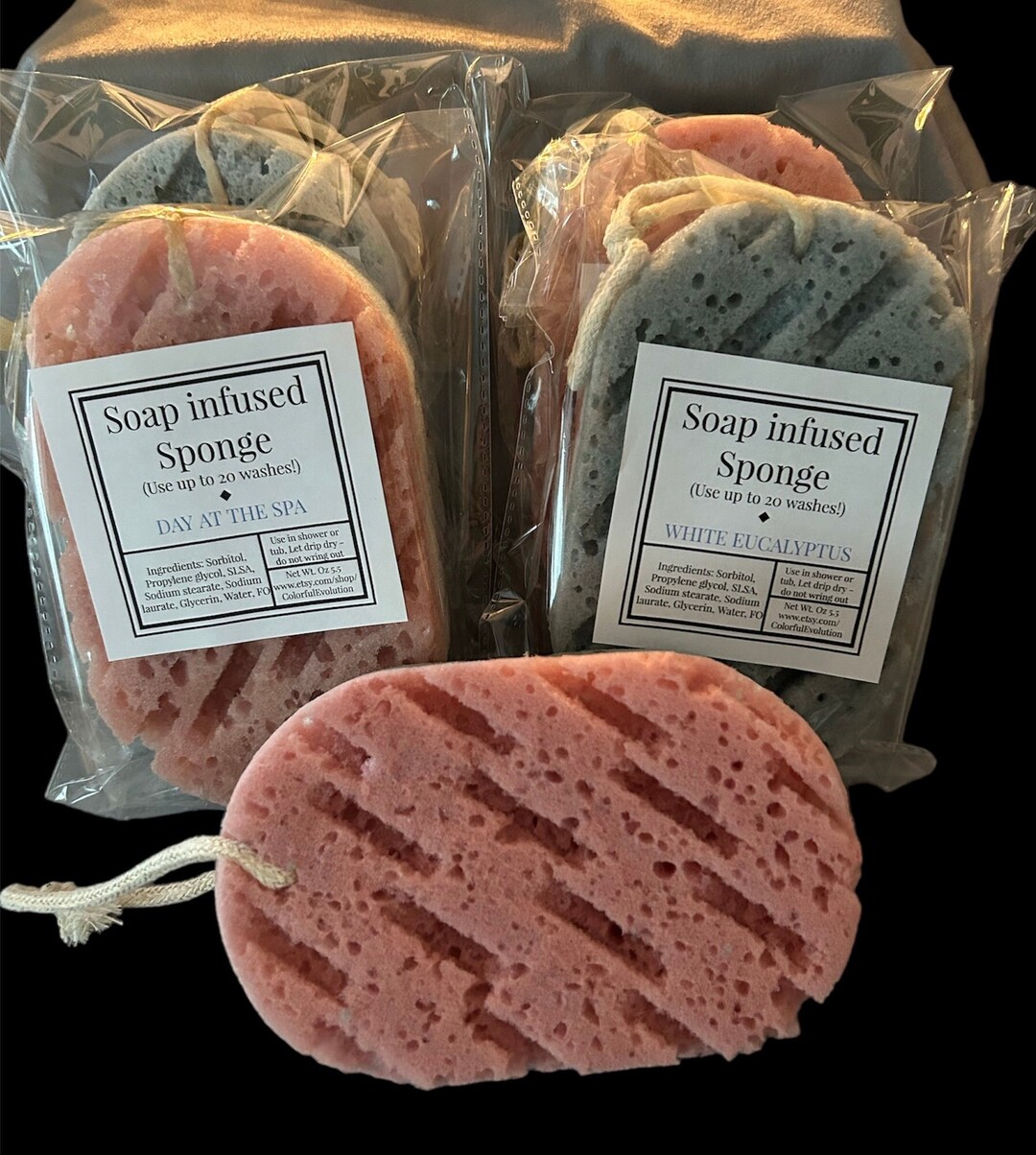 Soap-infused Eco-sponge - Etsy