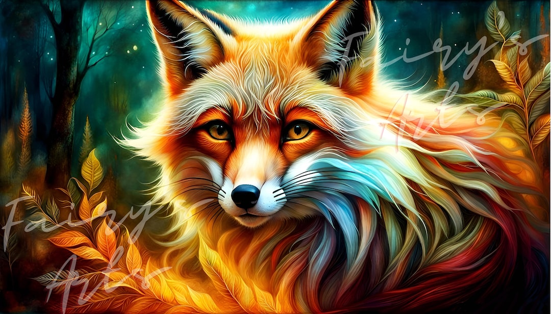 Cute Fox Desktop Wallpaper - Enchanted Wallpaper on Your Computer ...