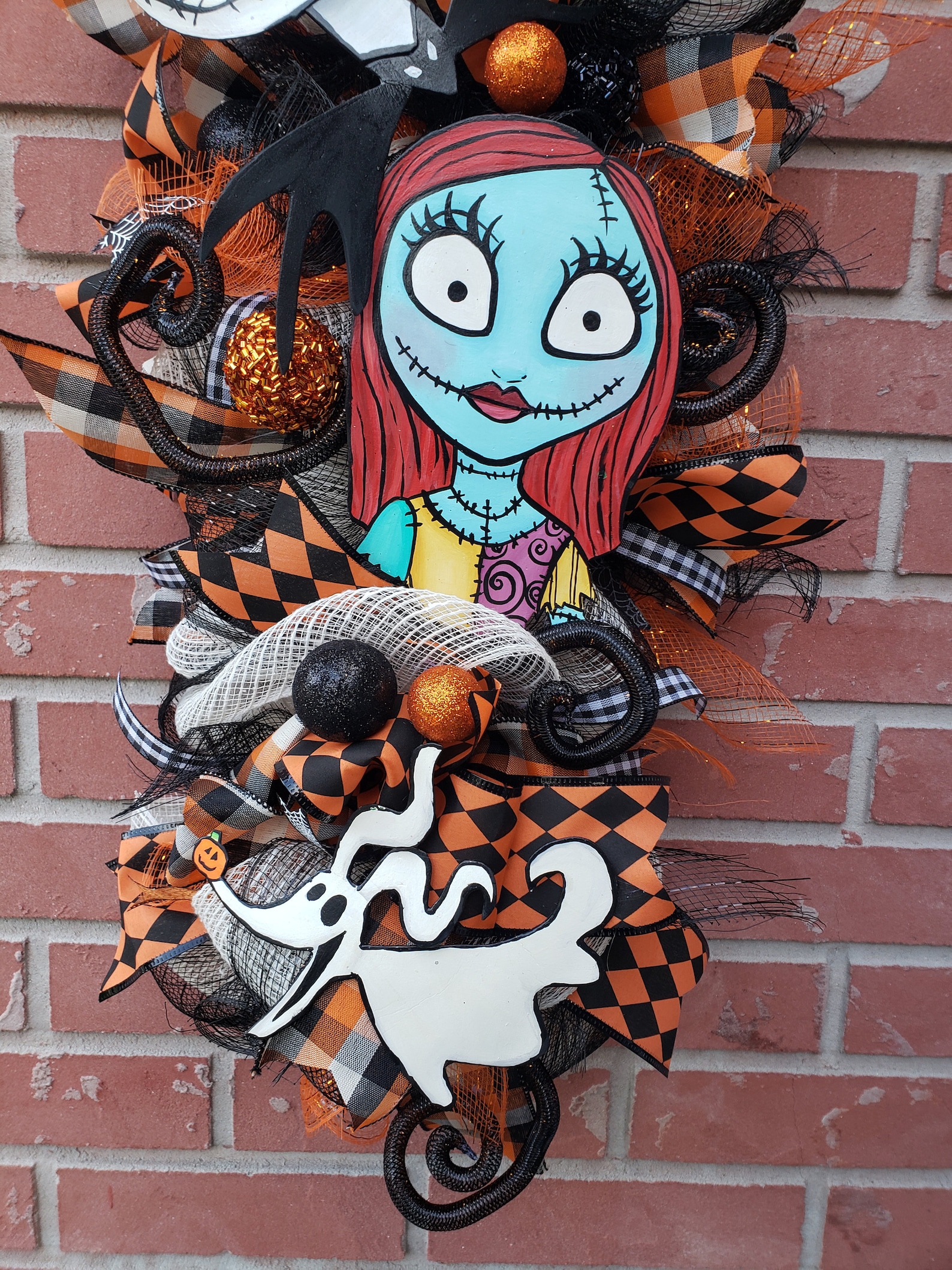 Halloween Door Swag Nightmare Before Christmas - Etsy