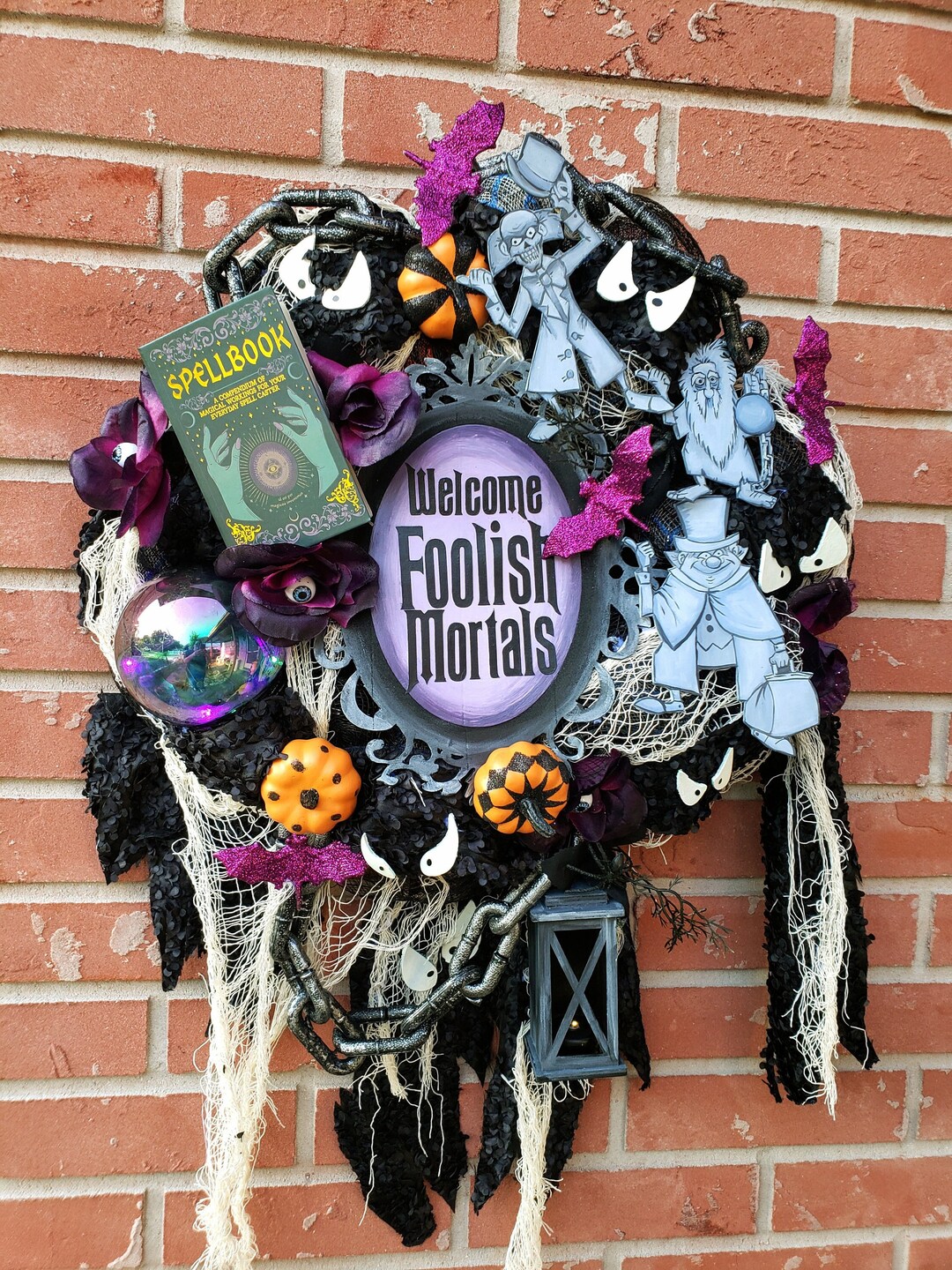 Haunted Mansion Madam Leota Wreath Halloween - Etsy