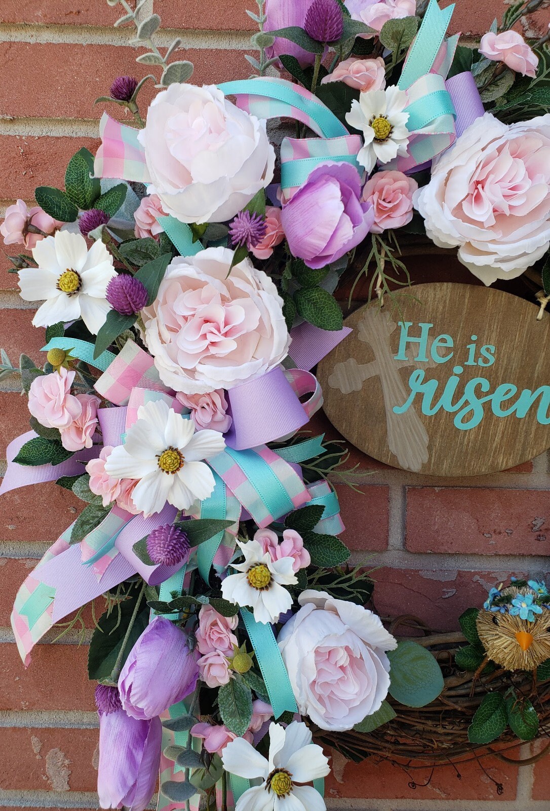 He is Risen Easter Spring Wreath - Etsy