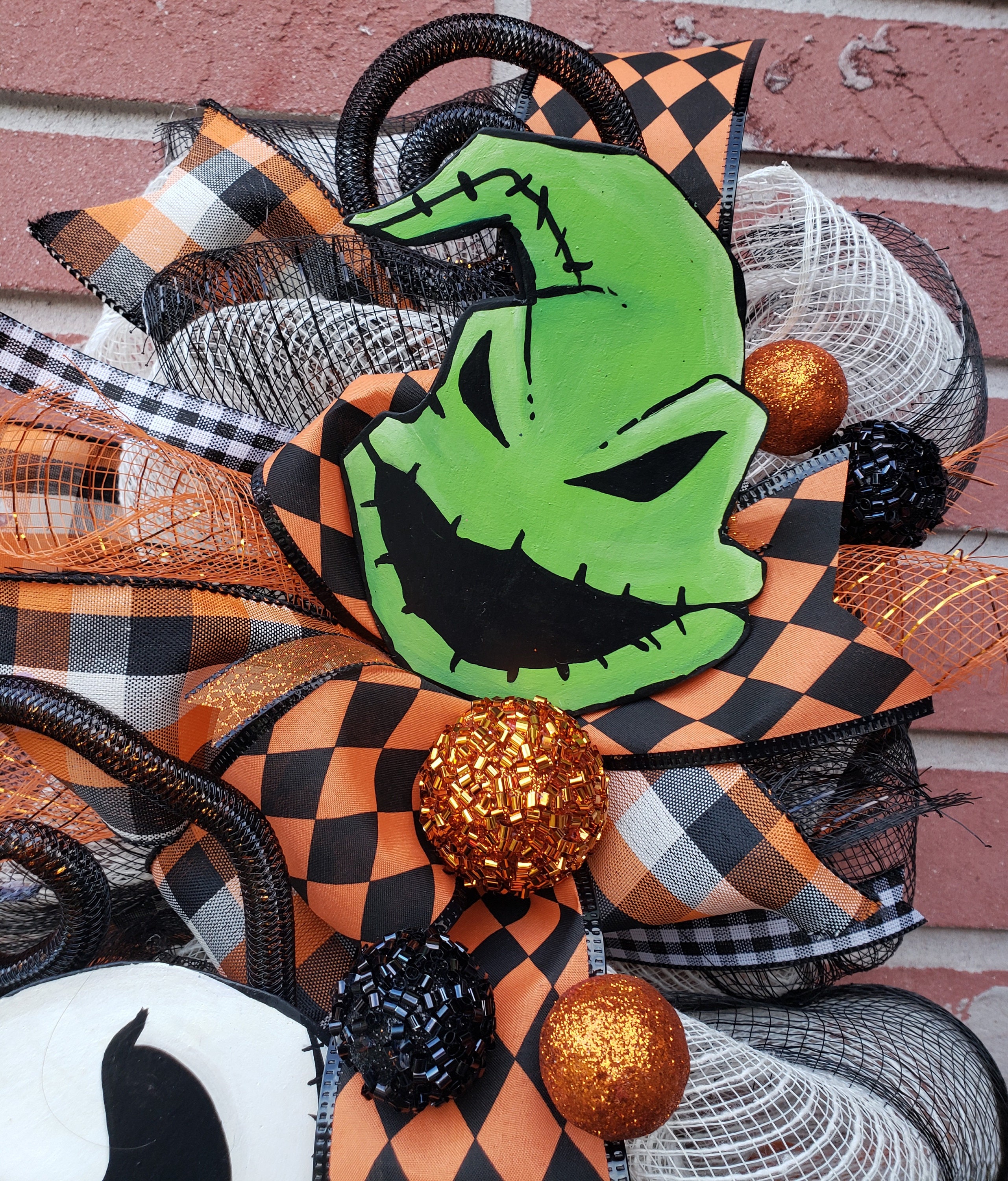 Halloween Door Swag Nightmare Before Christmas - Etsy