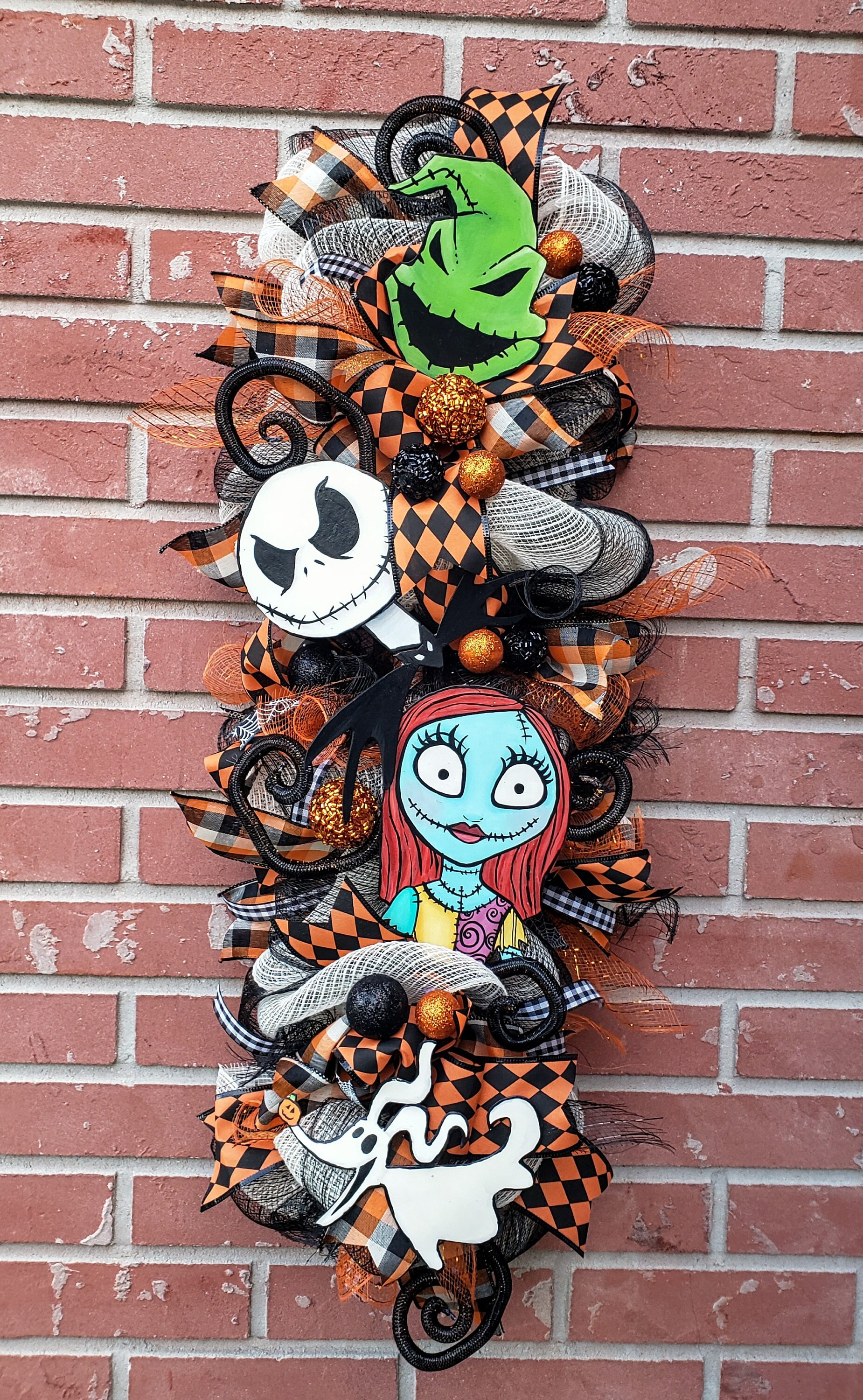 Halloween Door Swag Nightmare Before Christmas - Etsy