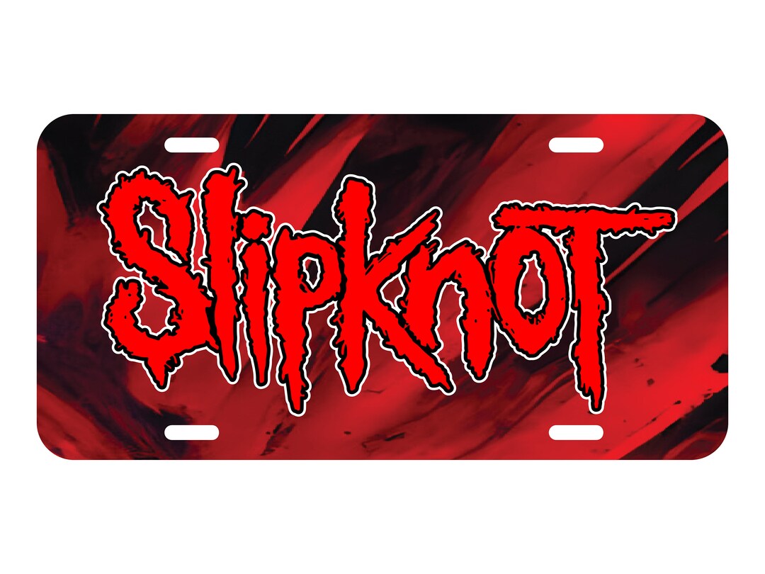 Slipknot Front License Plate Vibrant Car Tag Car Styling and - Etsy