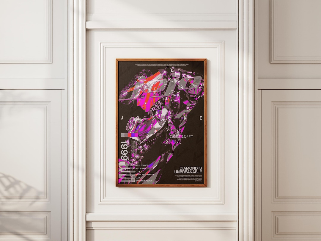 Josuke Higashikata Poster - Jojo's Bizarre Adventure Art Print - Anime ...