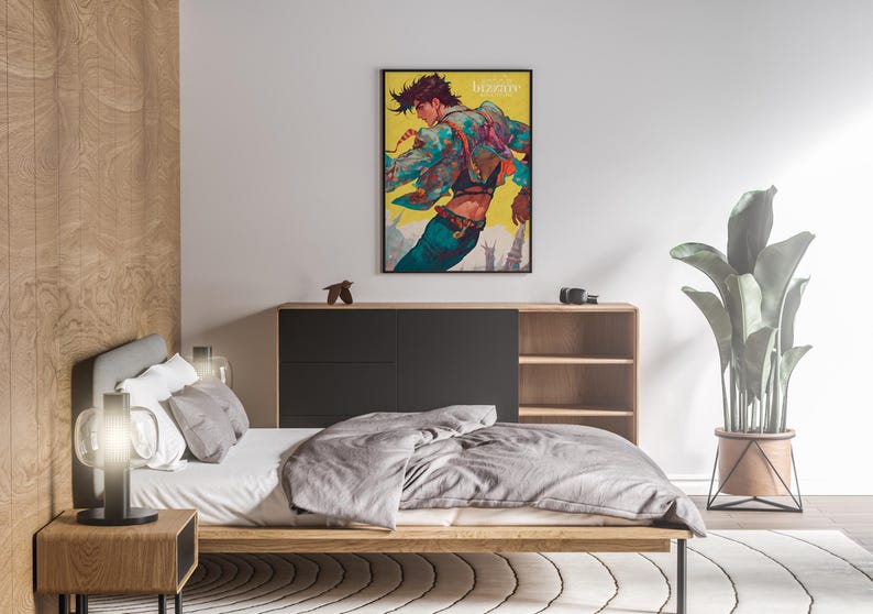 Joseph Joestar Poster - Jojo's Bizarre Adventure Art Print - High ...
