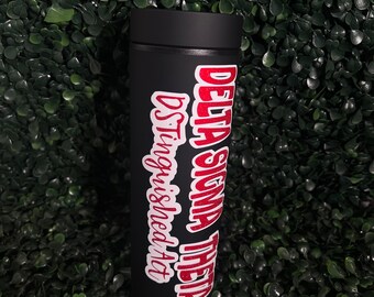 Delta Sigma Theta Bling Tumbler W/ Elephant on the Back. - Etsy