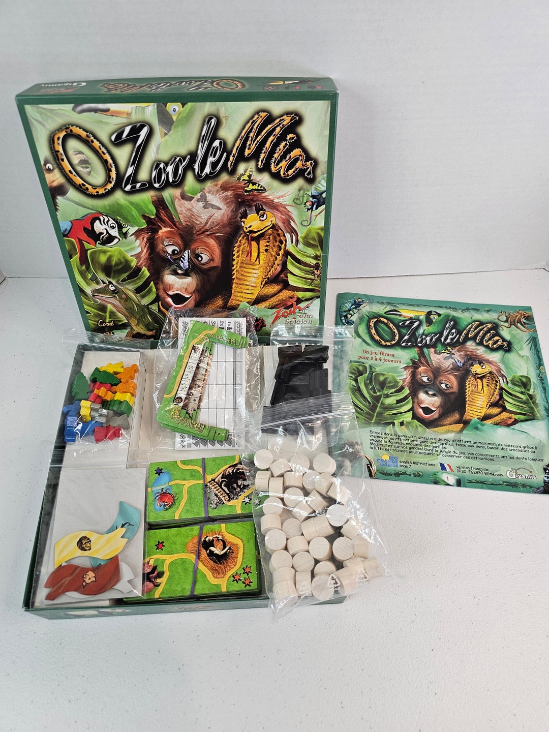 O Zoo Le Mio my Zoo Family Tabletop Board Game Gigamic Strategy English ...