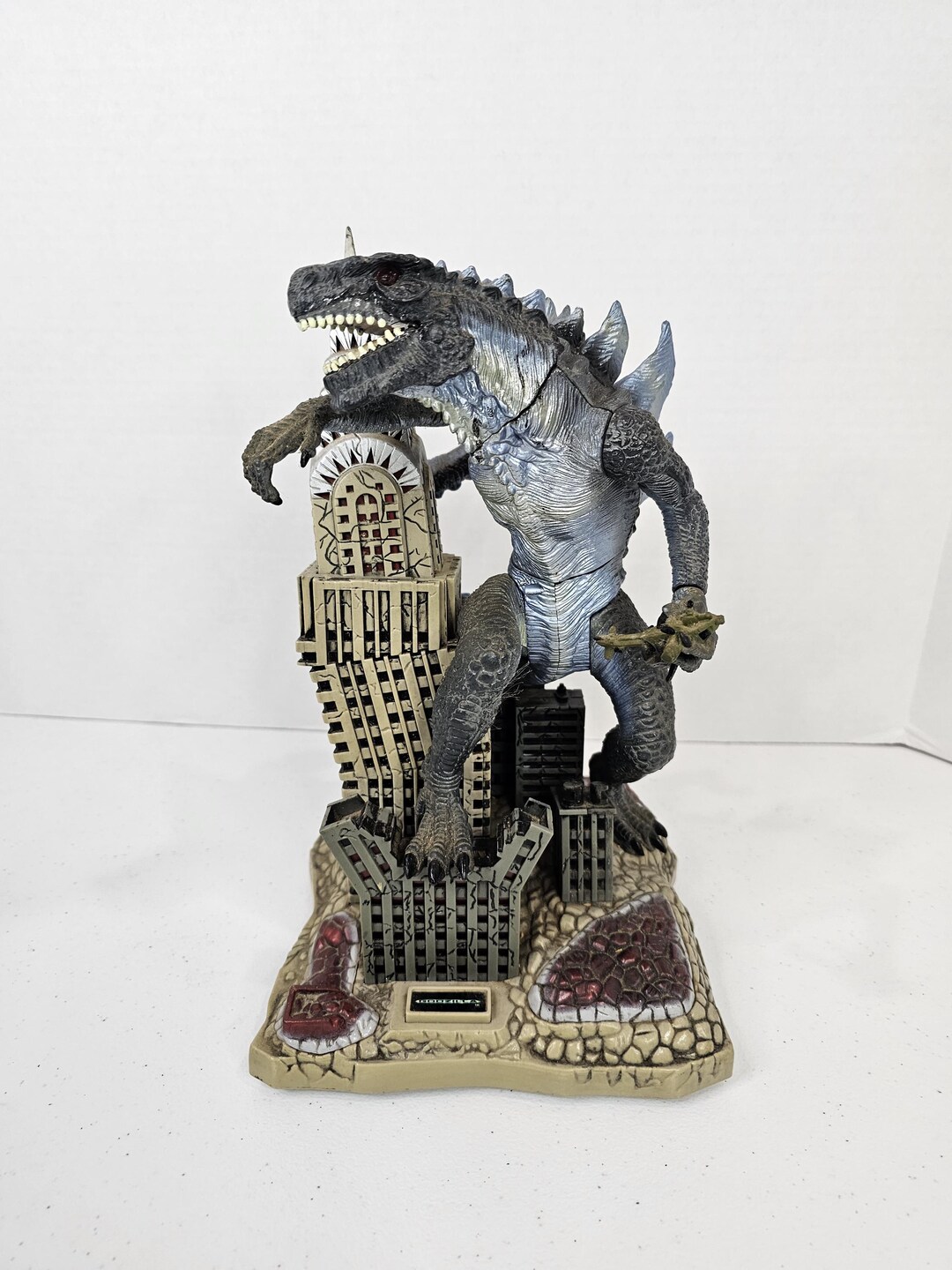 Godzilla 1998 Trendmasters Empire State Building Animated Coin Bank ...