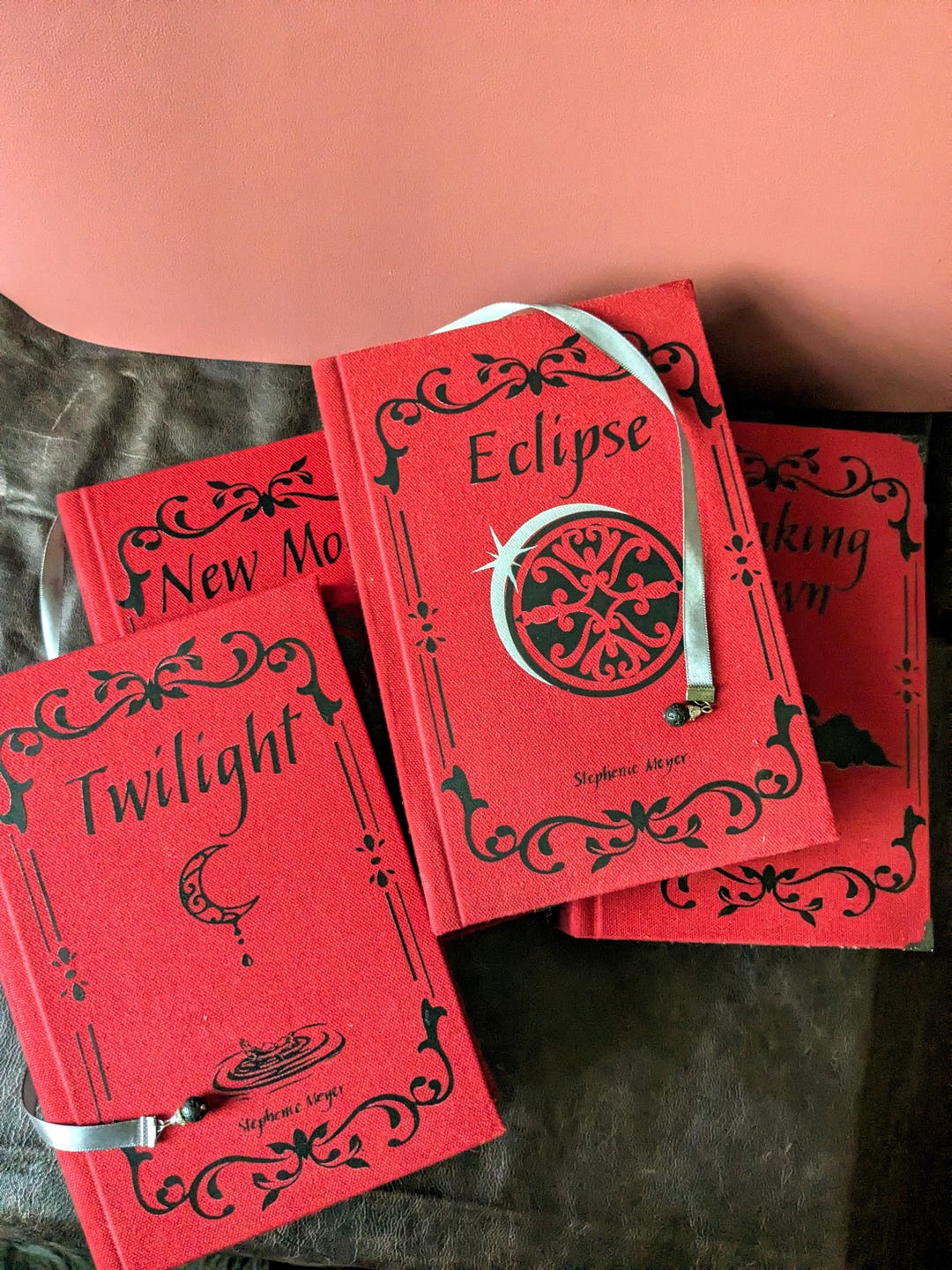 Twilight Series by Stephenie Meyer Rebound With Painted Book Edges - Etsy
