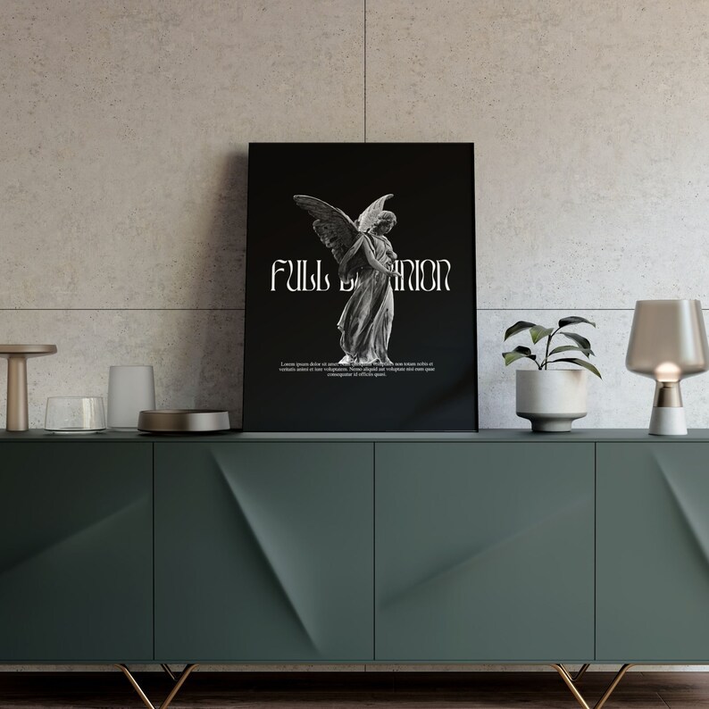 Angel Full Dominion Poster Angel Digital Poster Angel Typography ...