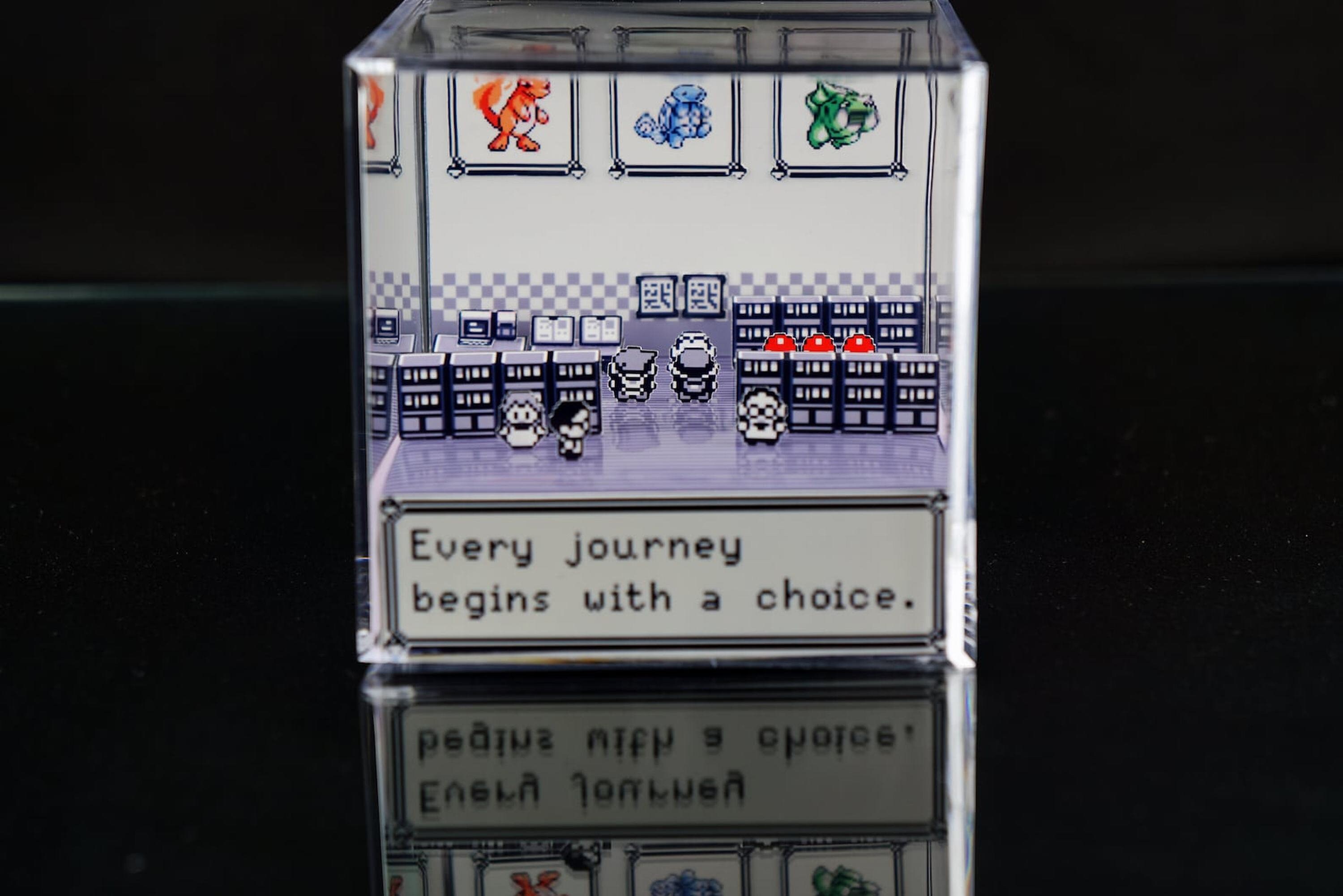 Oaks Lab Generation 1-3d Pokémon Cube 3D Pokemon Diorama - Etsy