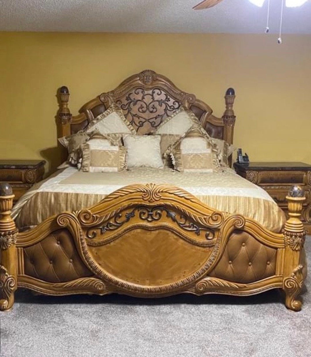 Michael Amini Bedroom Set Queen Size Trevi Collection - Etsy
