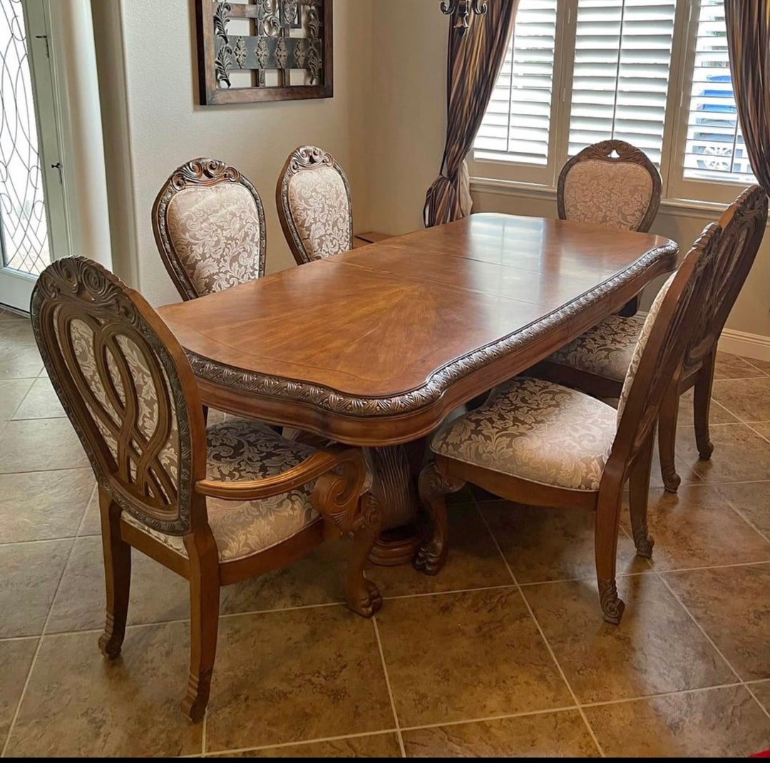 Michael Amini Paradisio Dining Set - Etsy