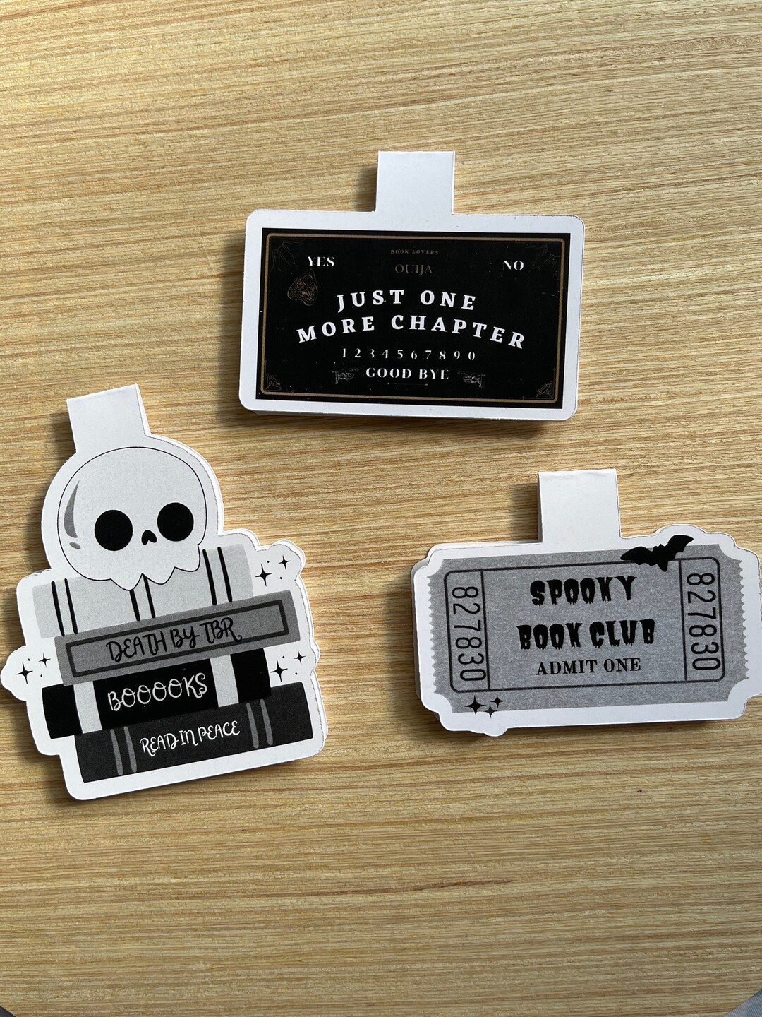 Halloween Magnetic Bookmarks | Magnetic Bookmark | Skull | Ouija ...