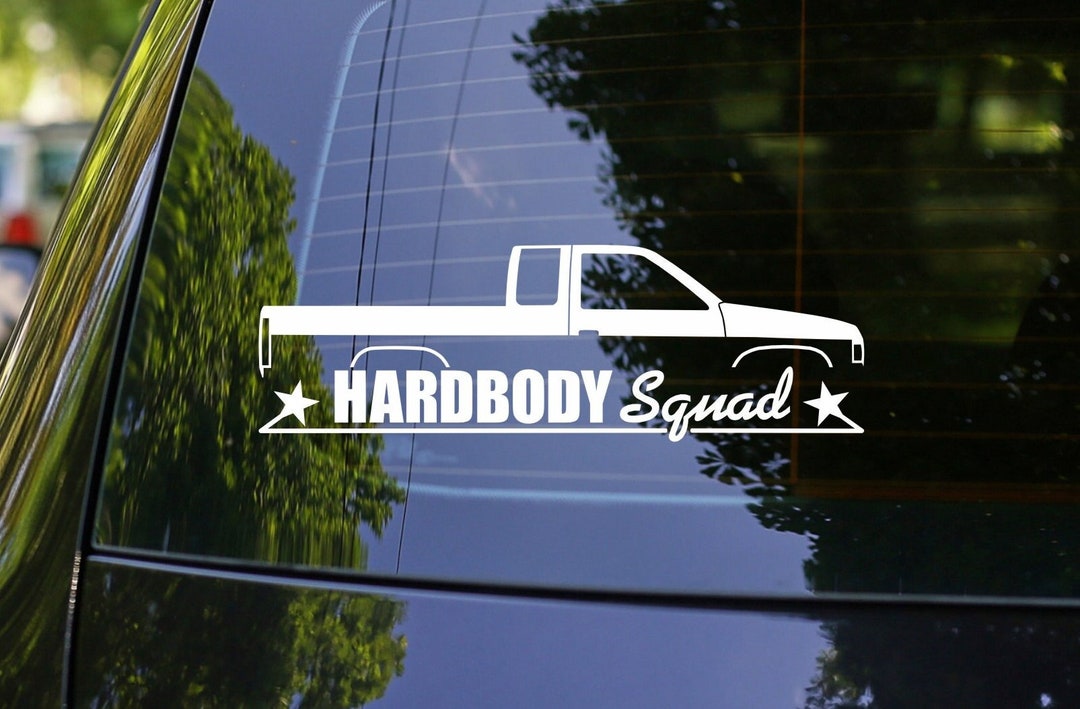 HARDBODY Squad Decal Sticker for Nissan Hardbody Kingcab Pickup Truck ...