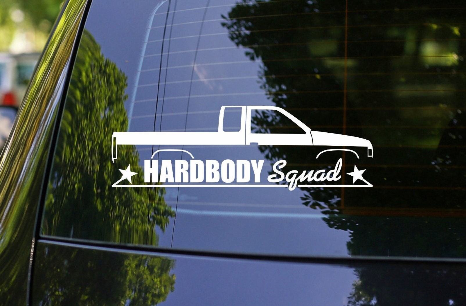 HARDBODY Squad Decal Sticker for Nissan Hardbody Kingcab Pickup Truck ...