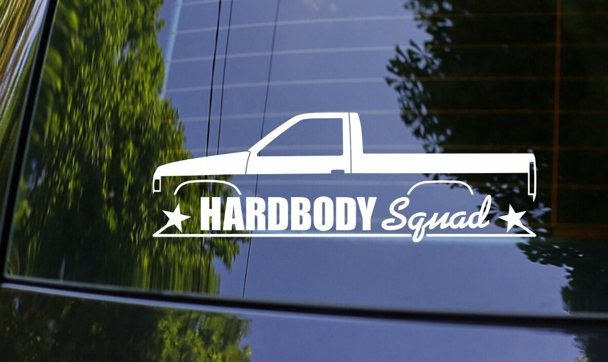 HARDBODY Squad Decal Sticker for Nissan Hard Body Pickup Truck D21 JDM ...