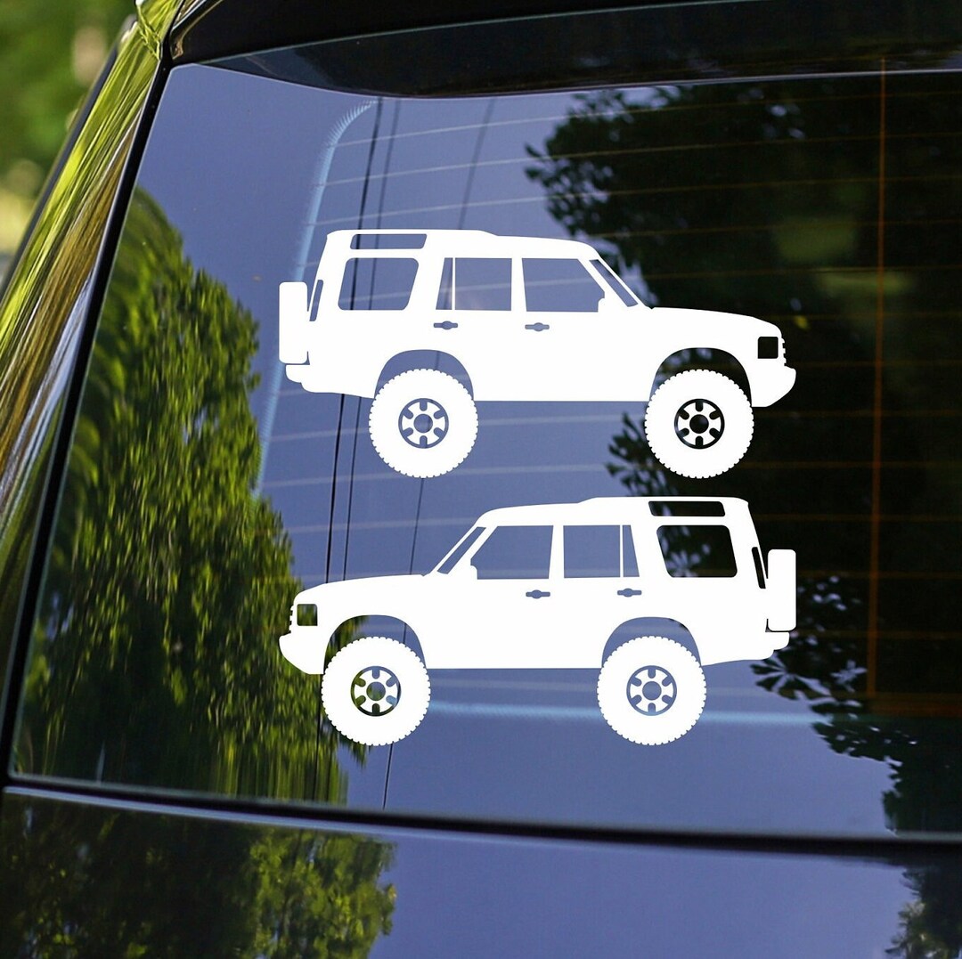 2X Lifted off Road Truck SUV Decal Stickers for Land Rover Discovery ...