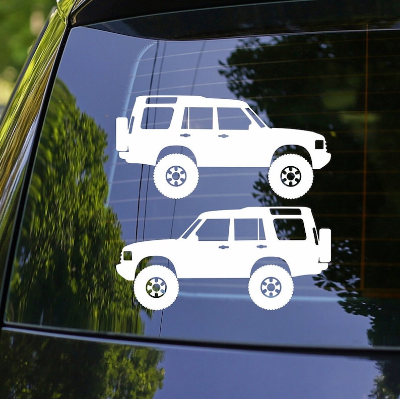 2X Lifted off Road Truck SUV Decal Stickers for Land Rover Discovery ...