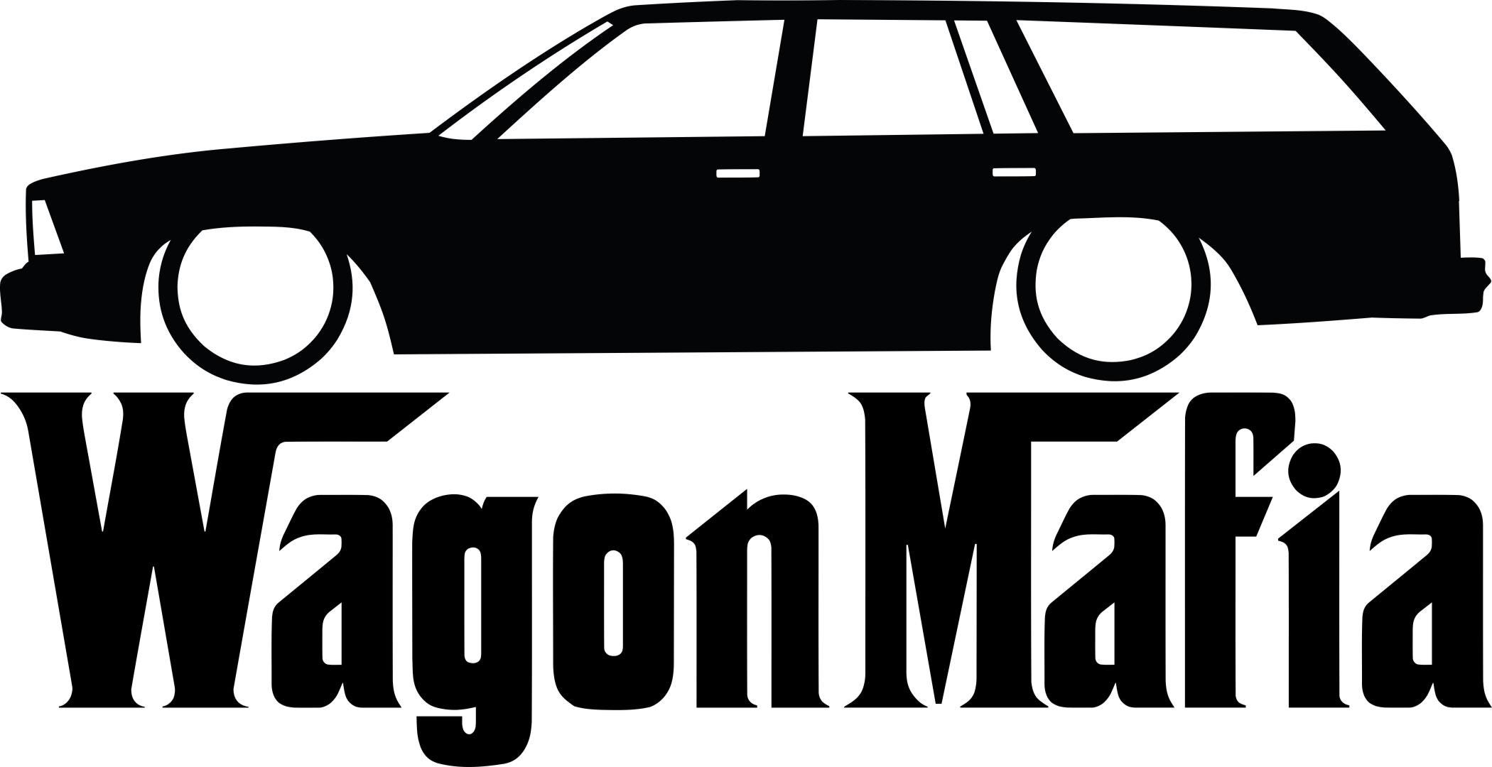 Lowered Station WAGON MAFIA Silhouette Decal Sticker for Chevrolet ...