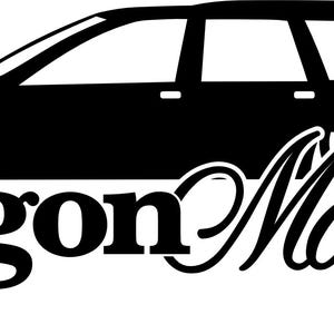 Lowered WAGON MAFIA V2 Car Decal Sticker for Chevrolet Caprice 4th Gen ...