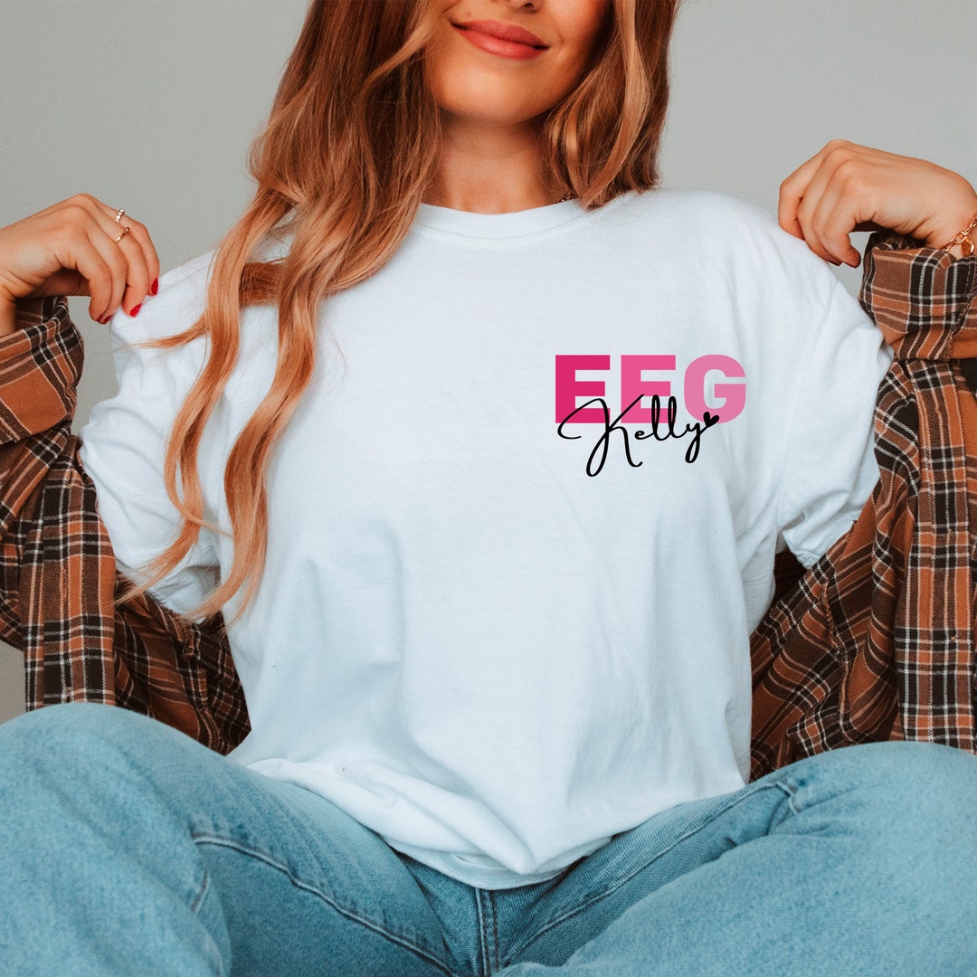 Personalized EEG Tech Shirt: Electroencephalograph Specialist Gift - Etsy