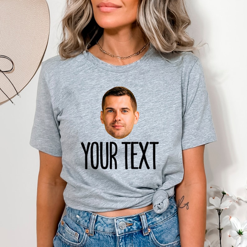 Custom Photo Face Shirt: Personalized Birthday Bachelorette Gift - Etsy