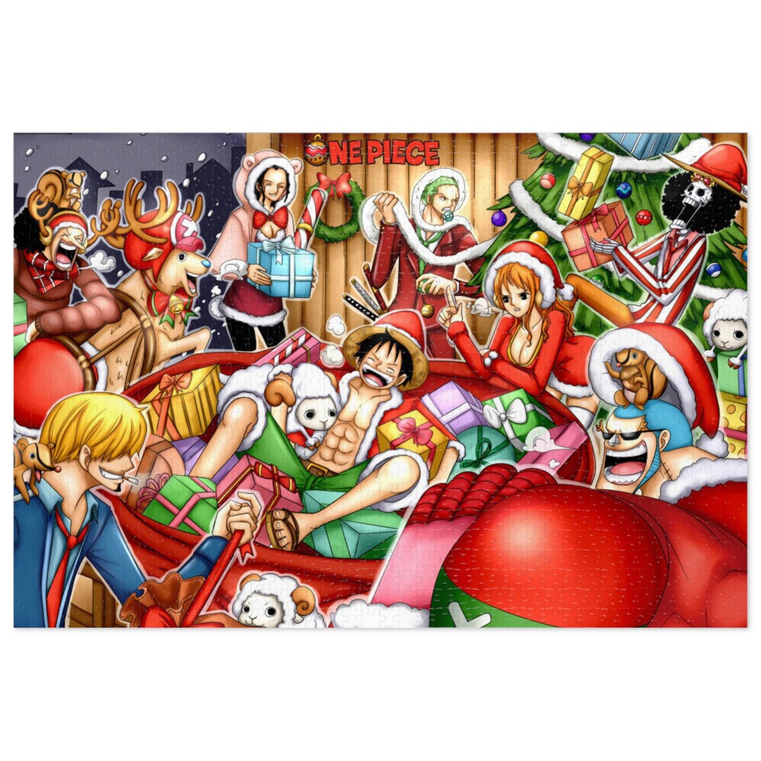 One Piece Anime Christmas Jigsaw Puzzle (500,1000-piece) - Etsy