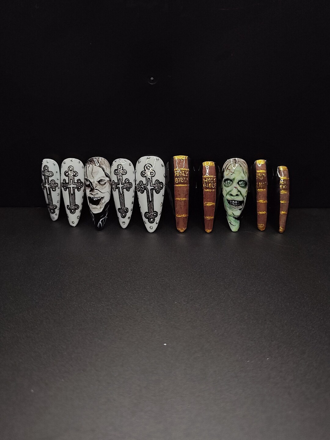 The Exorcist & the Exorcist Believer Hand-painted Spooky - Etsy