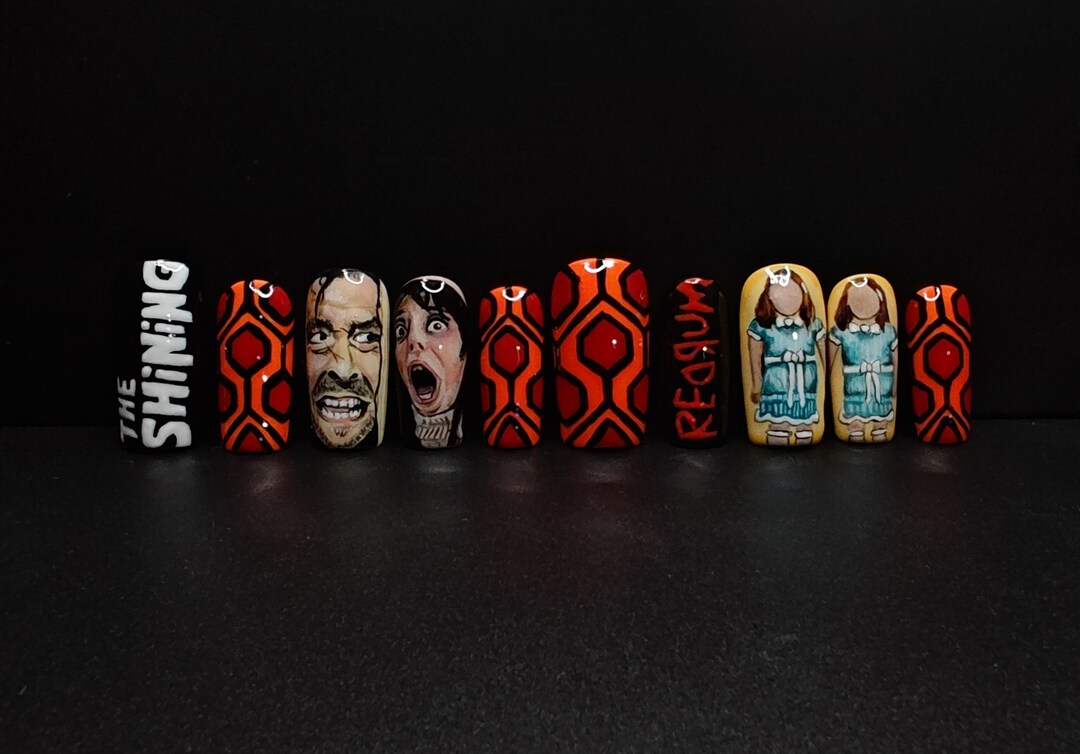 The Shining Shelly Duvall Redrum Hand-painted Twins Horror Halloween ...