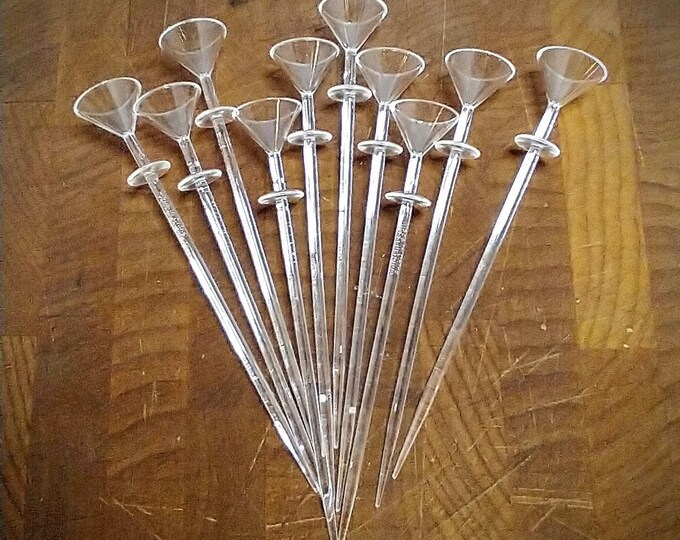 Set of Ten Plastic Martini Glass Cocktail Picks - Etsy