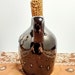 Vintage Brown Ceramic Moonshine Jug With Real Corncob Cork - Etsy
