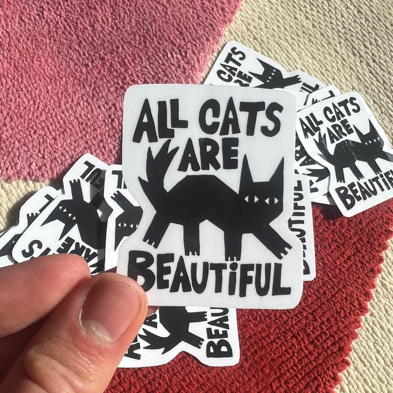 All Cats Are Beautiful Patch - Etsy