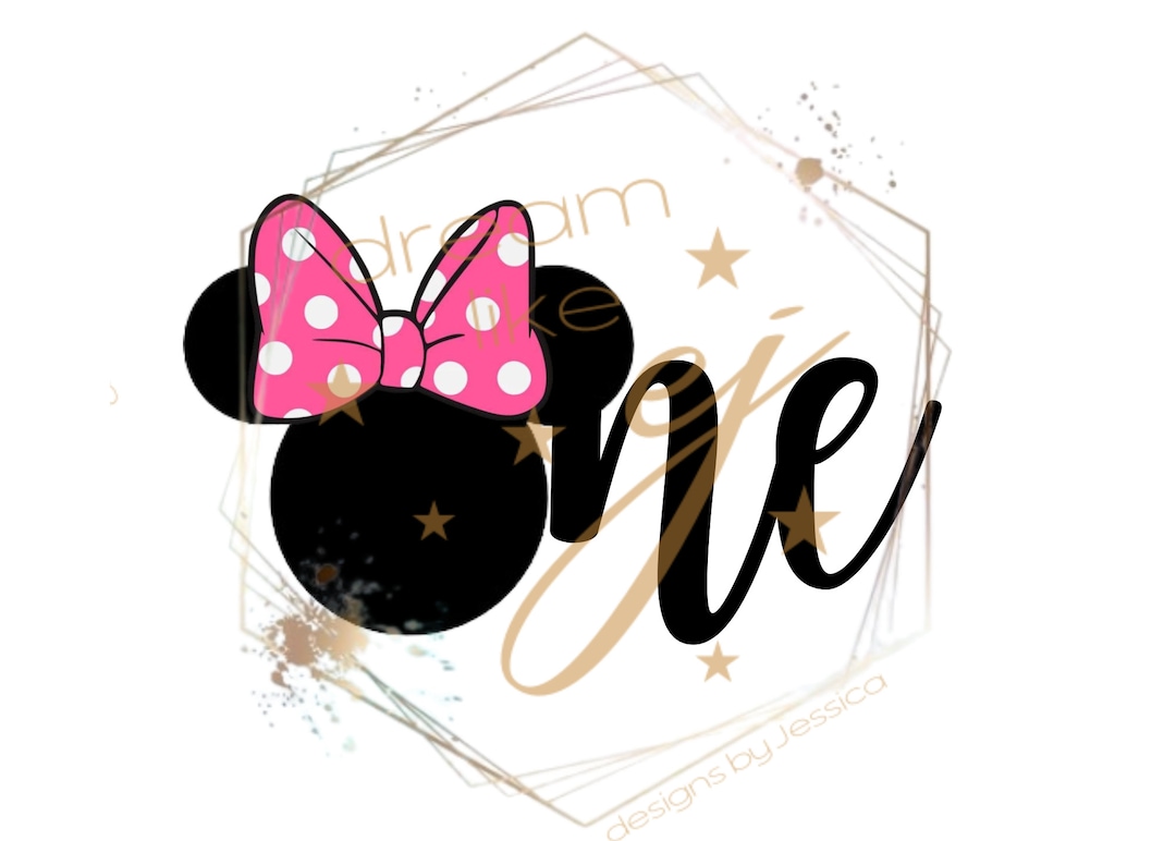 First Birthday Minnie Mouse One - Etsy